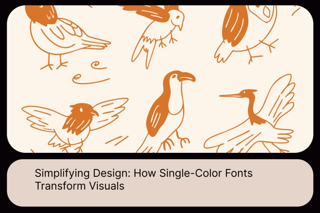 Simplifying Design: How Single-Color Fonts Transform Visuals - Triasngo ...